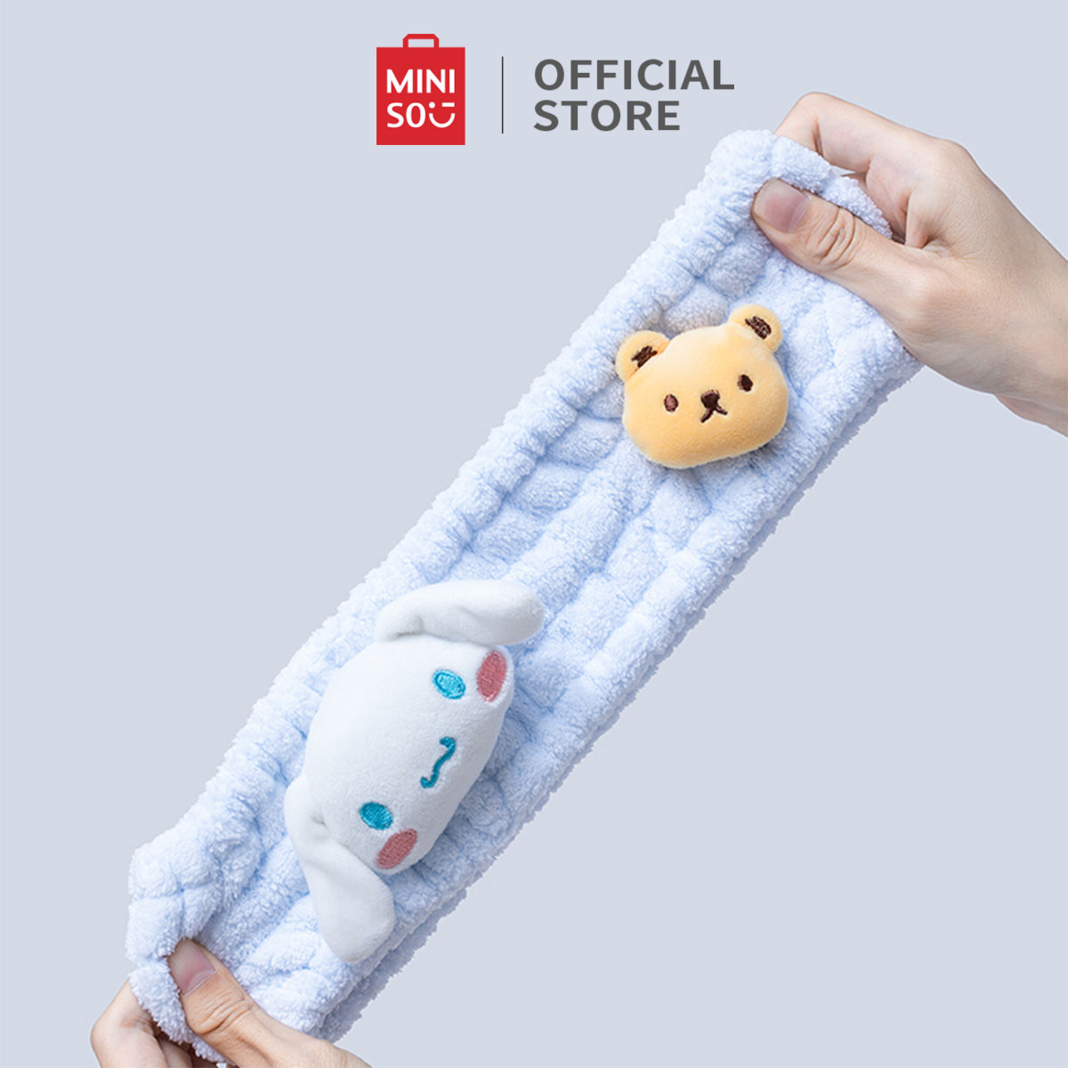 Jual Miniso Hair Band Ikat Rambut Cartoon Absorbent Hair Band ...