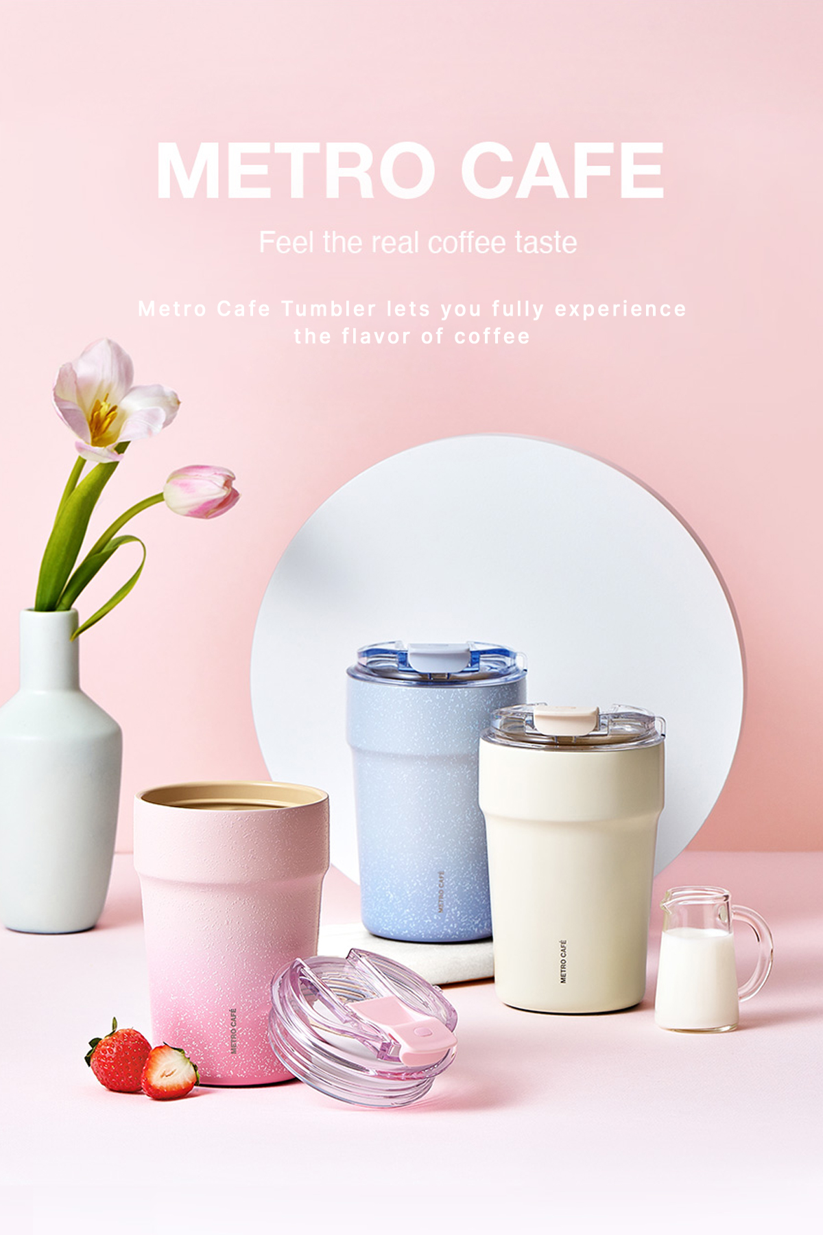 Jual LocknLock Couple Tumbler Metro Cafe Ceramic Coating 400ml ...