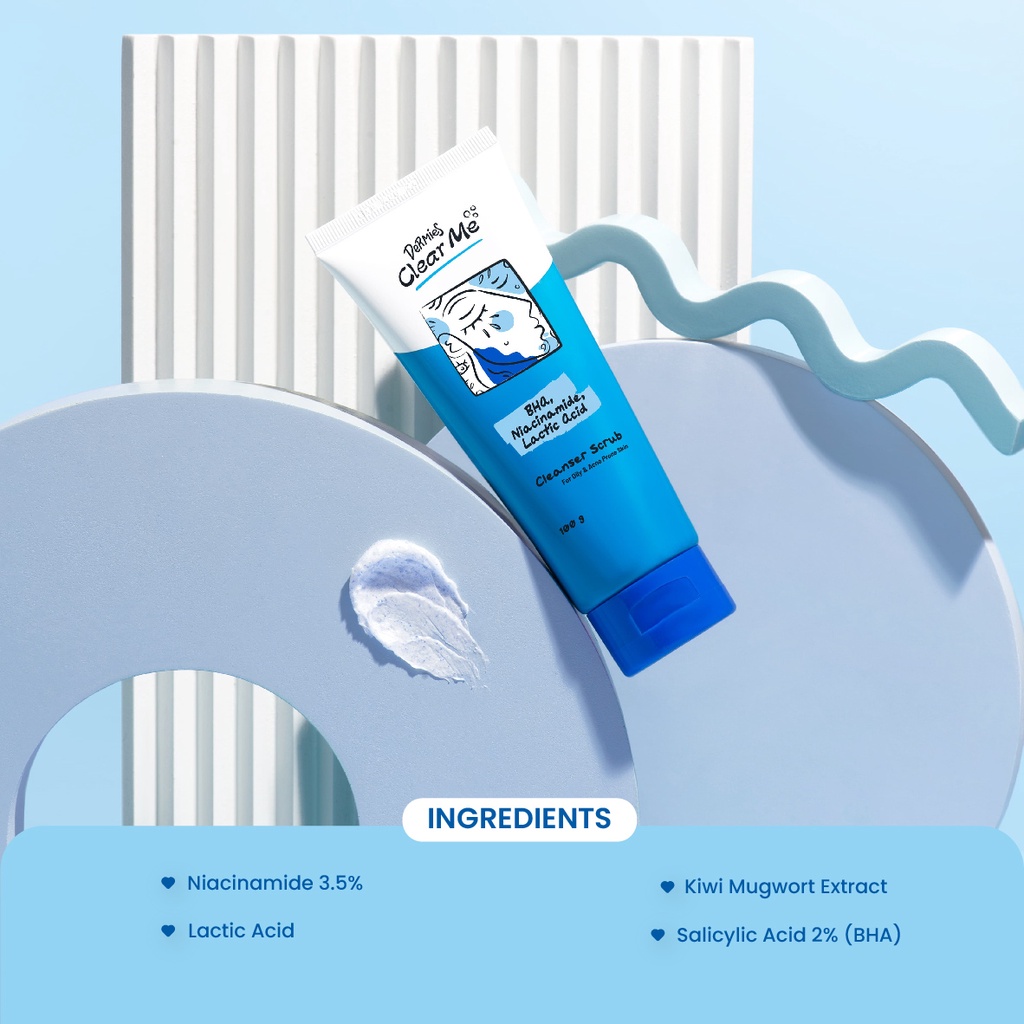 Jual DERMIES Clear Me by ERHA Cleanser Scrub - Sabun Cuci Muka dengan ...