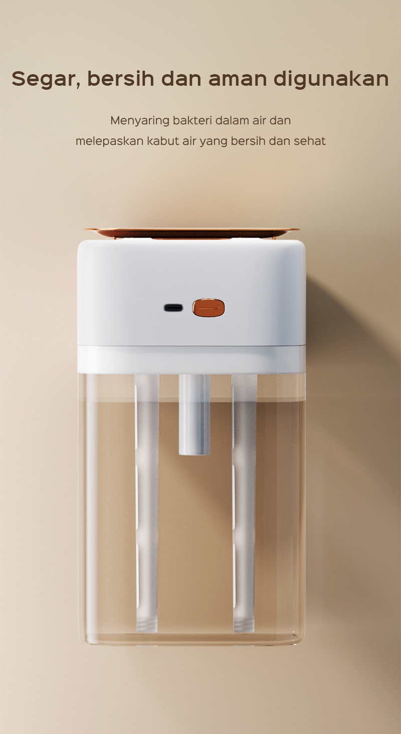 Jual HAN RIVER Diffuser 1.3L Humidifier 7 Color Led HRJSQ01WT | Shopee ...