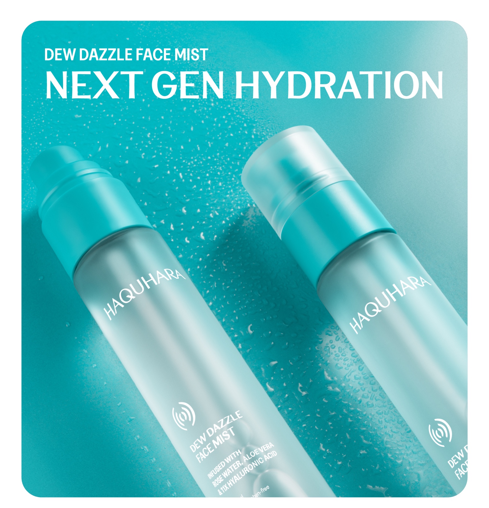 Jual Haquhara Dew Dazzle Face Mist / Face Mist Makeup Skin Preparation Ultra Hydration / Face ...