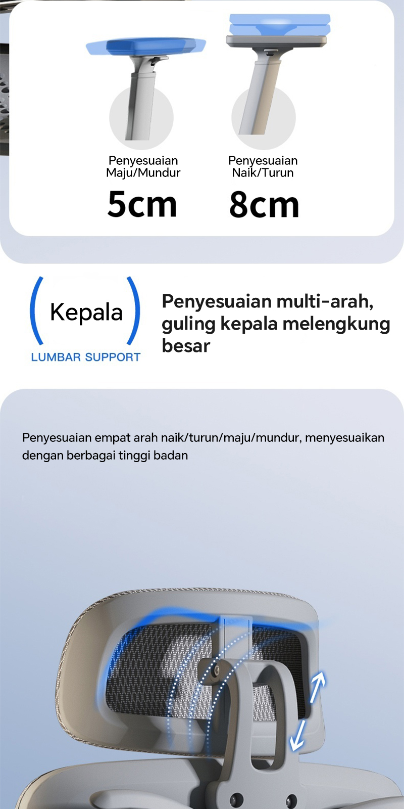 Jual Xpanse LS918 Kursi Ergonomis/Kursi Gaming/Kursi Kantor/Kursi Belajar Kerja [Uji Coba Gratis ...