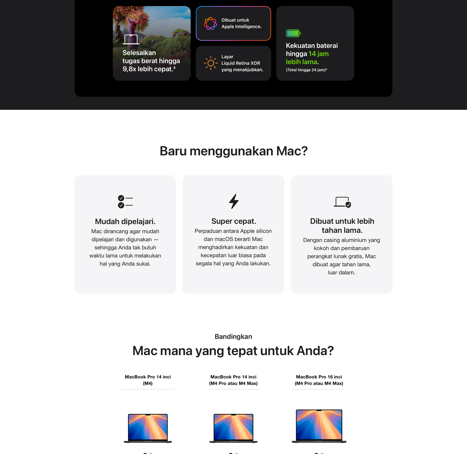 Jual Apple Macbook Pro (14-inch, M4 chip) | Shopee Indonesia