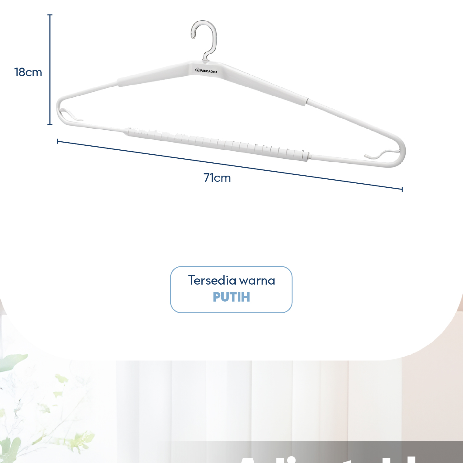 Jual Pandaoma Hanger Tarik Gantungan Baju Tarik Hanger Handuk Hanger ...