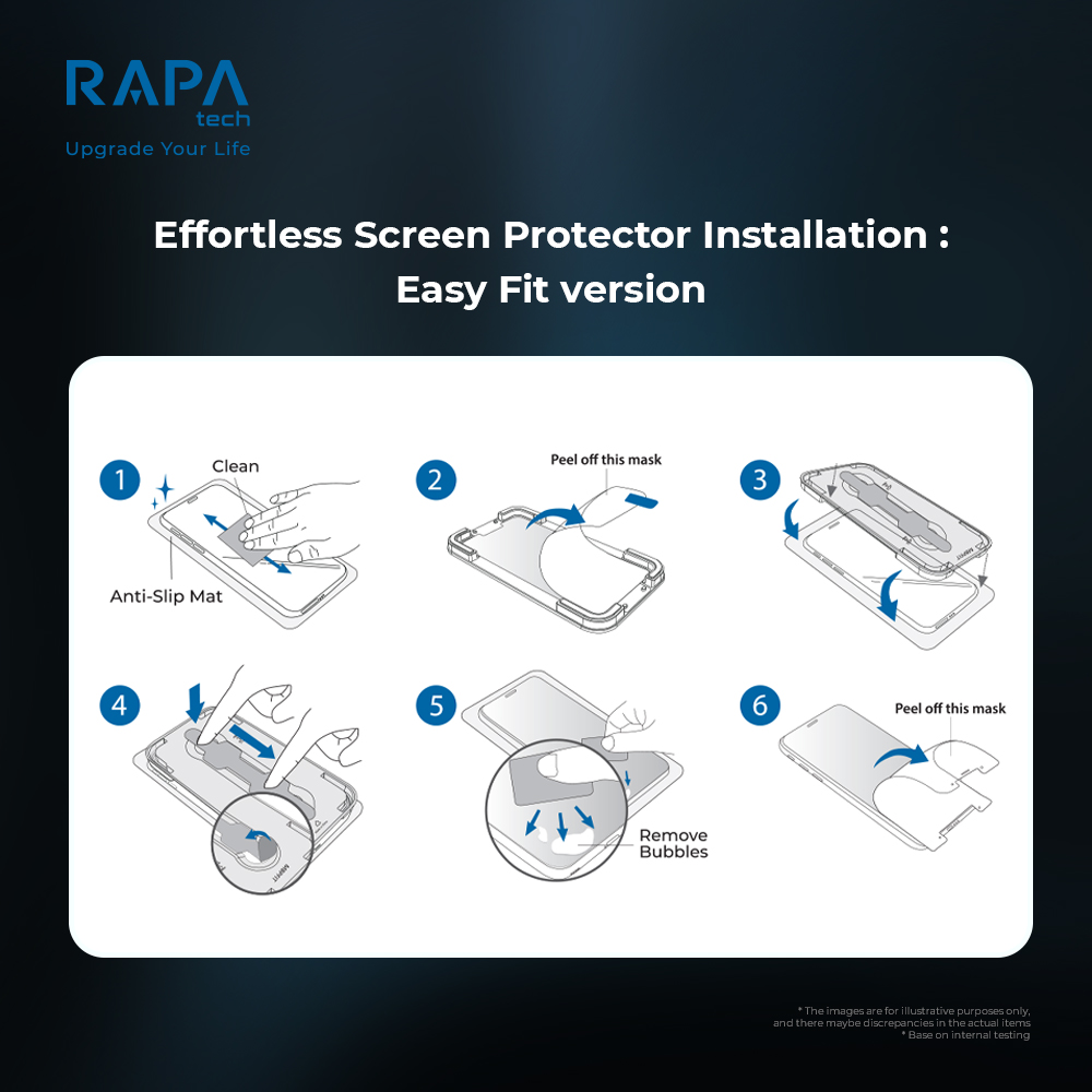 Jual RAPA tech Tempered Glass Instant Fit Easy Fit for iPhone XR / 11 ...