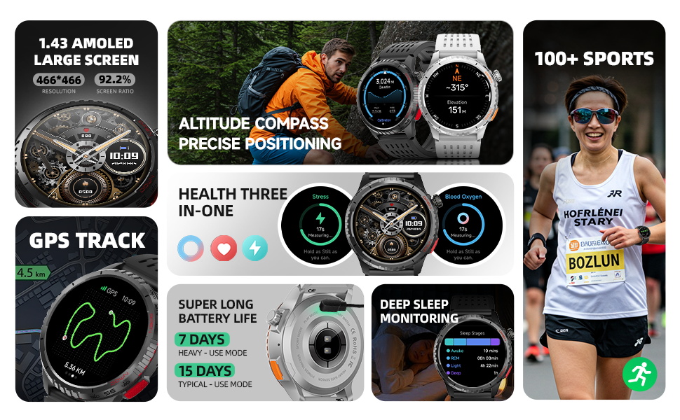 Jual jam tangan pria skmei original Smartwatch B77 Built-in GPS 3 ATM ...