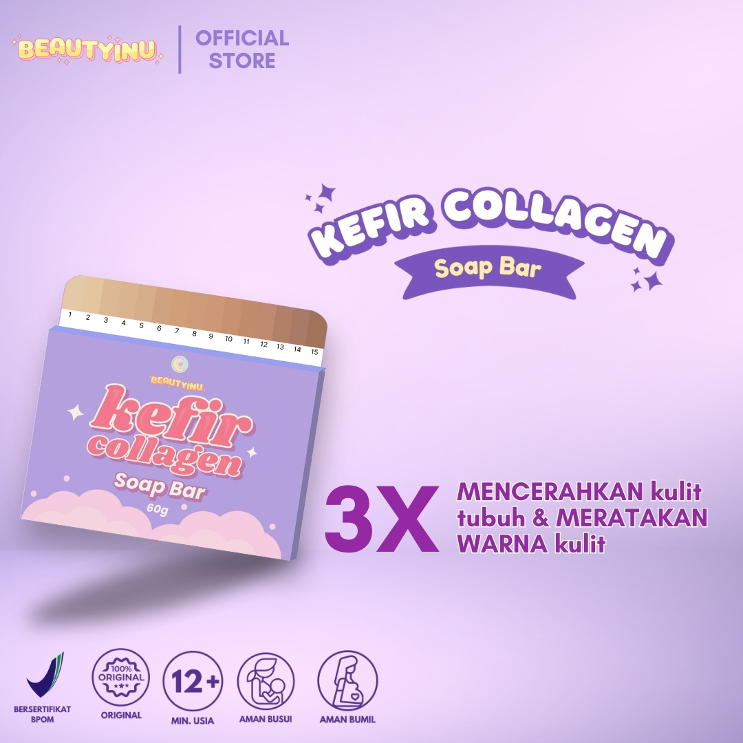 Jual Beautyinu Sabun Kefir Collagen Sabun Pemutih Badan 60gr | Shopee ...