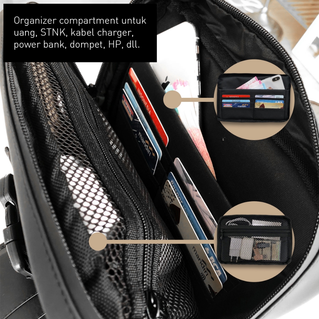 Jual Cartiera Astro Hand Bag Sling Waistbag Pria Wanita Multifungsi Tas ...