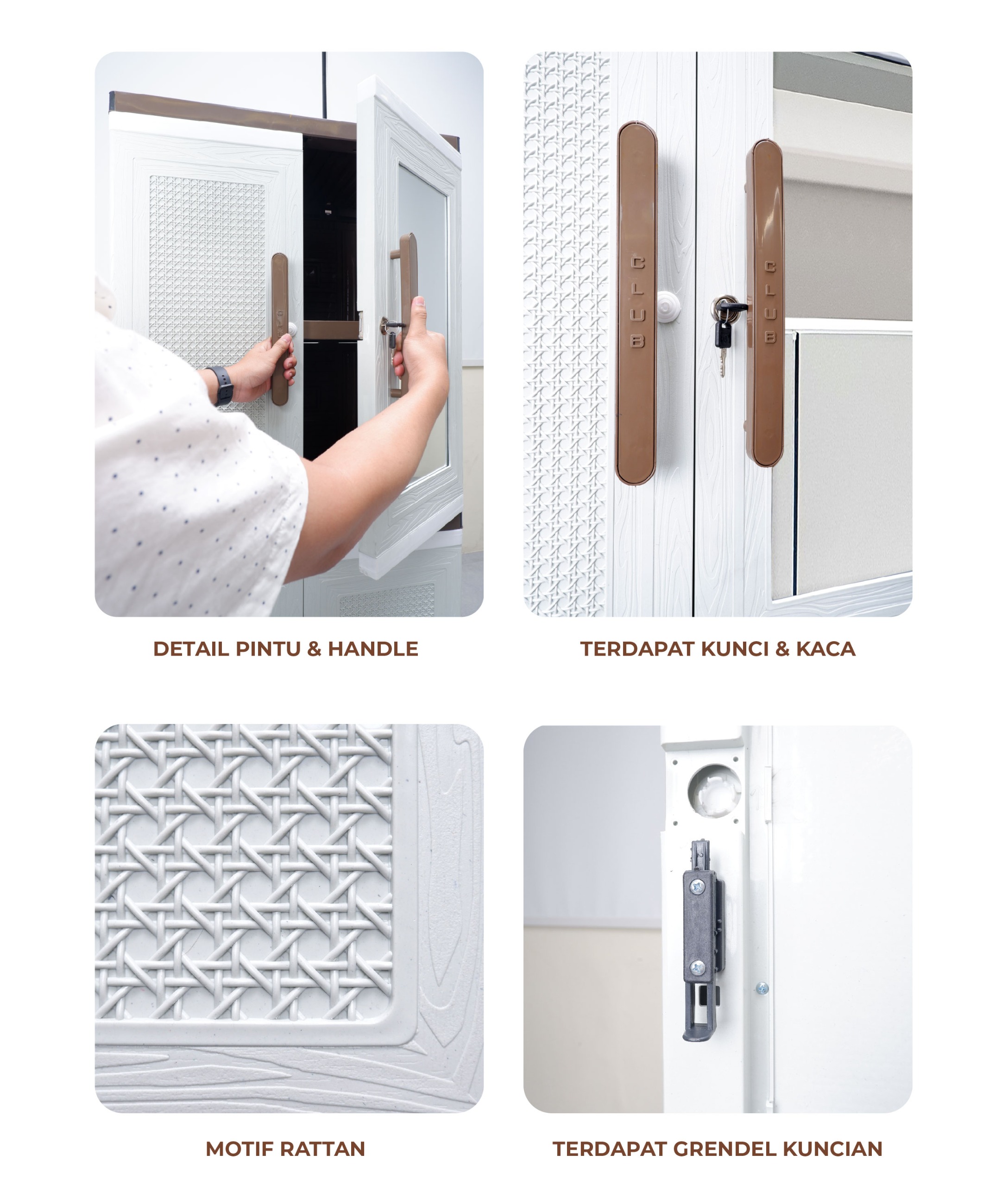 Jual JUSTIN Grand Compact - Lemari Plastik Susun - Kabinet Multifungsi - Lemari Pakaian Plastik ...