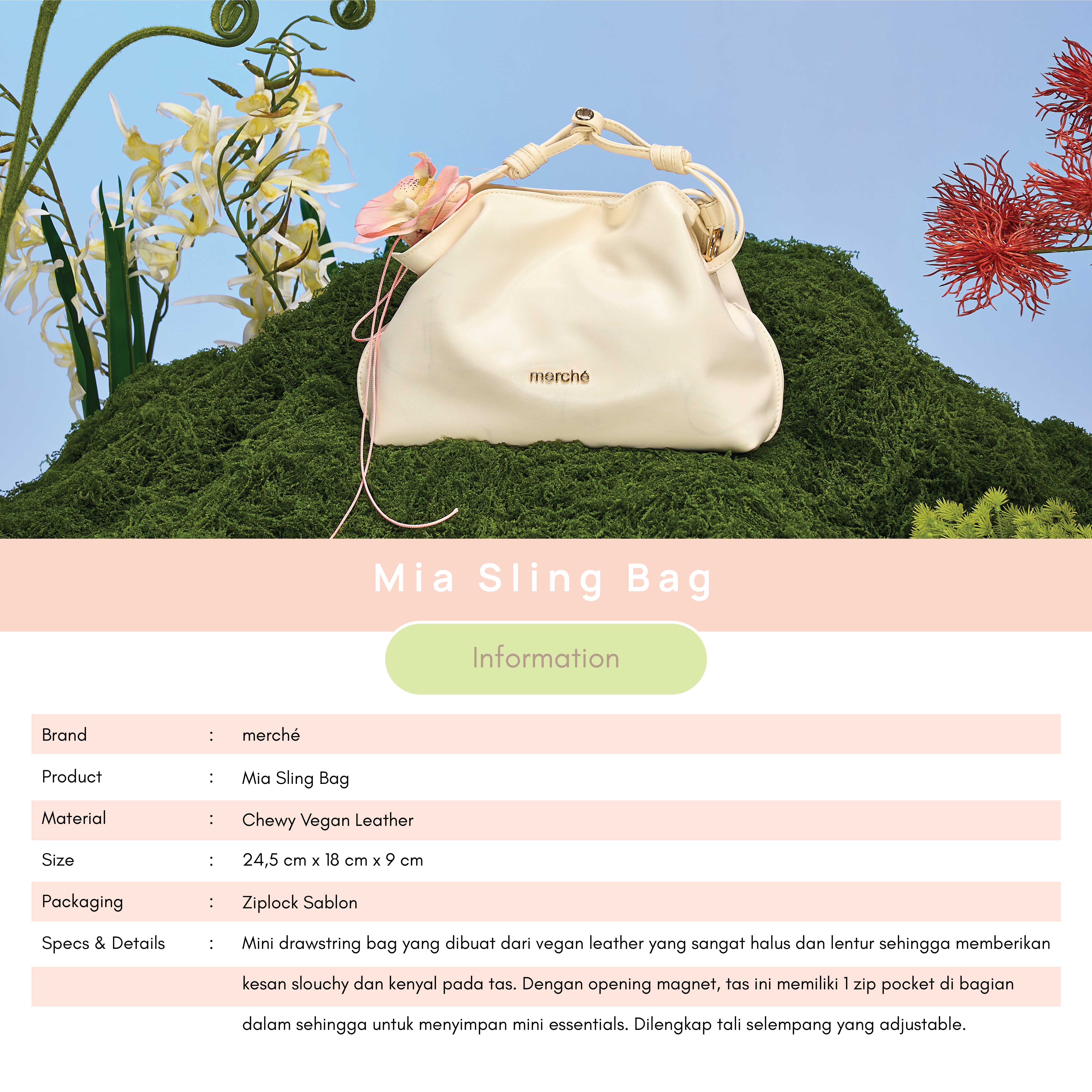 Jual Merche Tas Selempang Wanita Mia Sling | Shopee Indonesia