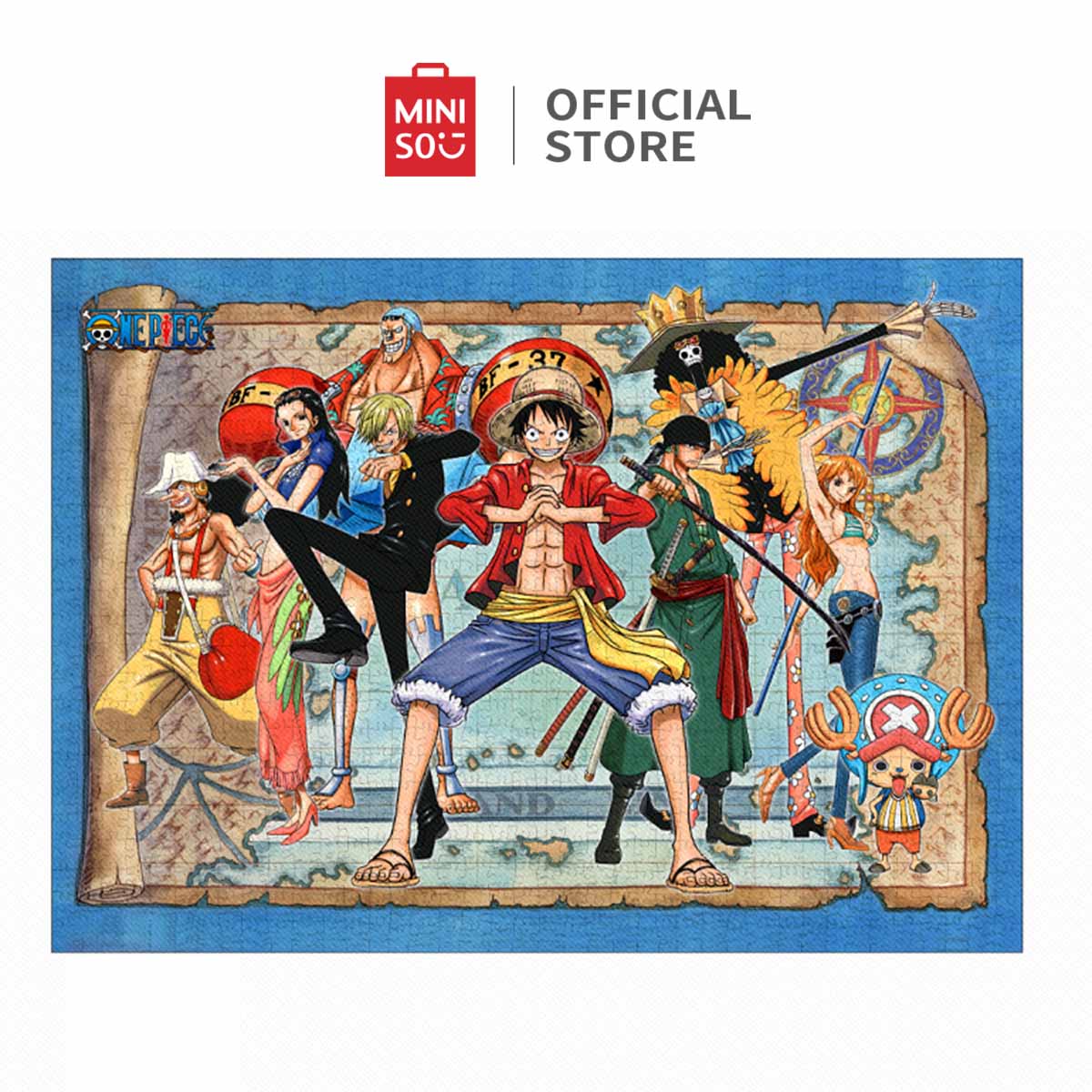 Jual MINISO X One Piece Classic Collection Puzzle 1000 Pcs Packaging ...