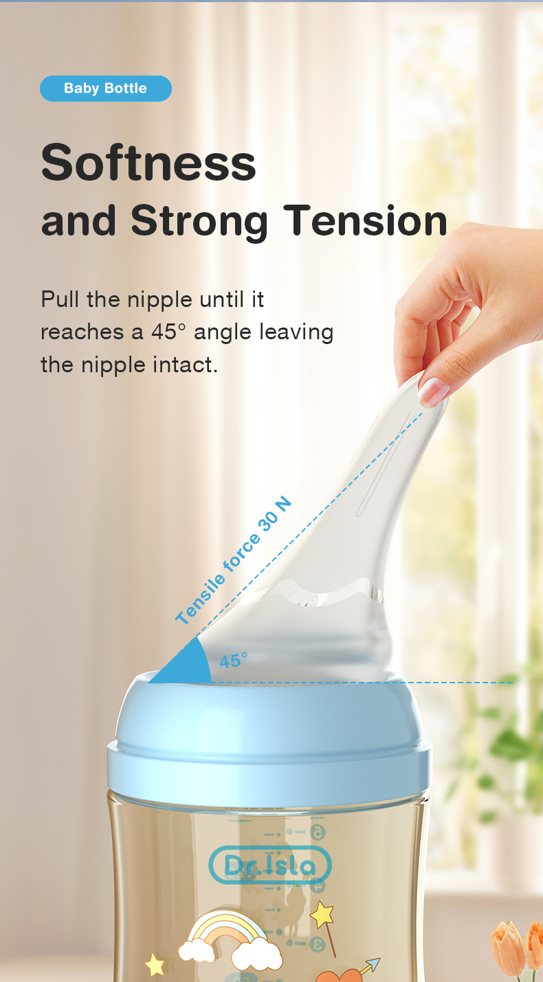 Jual Dr.isla Dot Bayi Botol Susu PPSU 160mL/240mL Anti Tumpah Botol Susu Bayi Newborn BPA Free ...