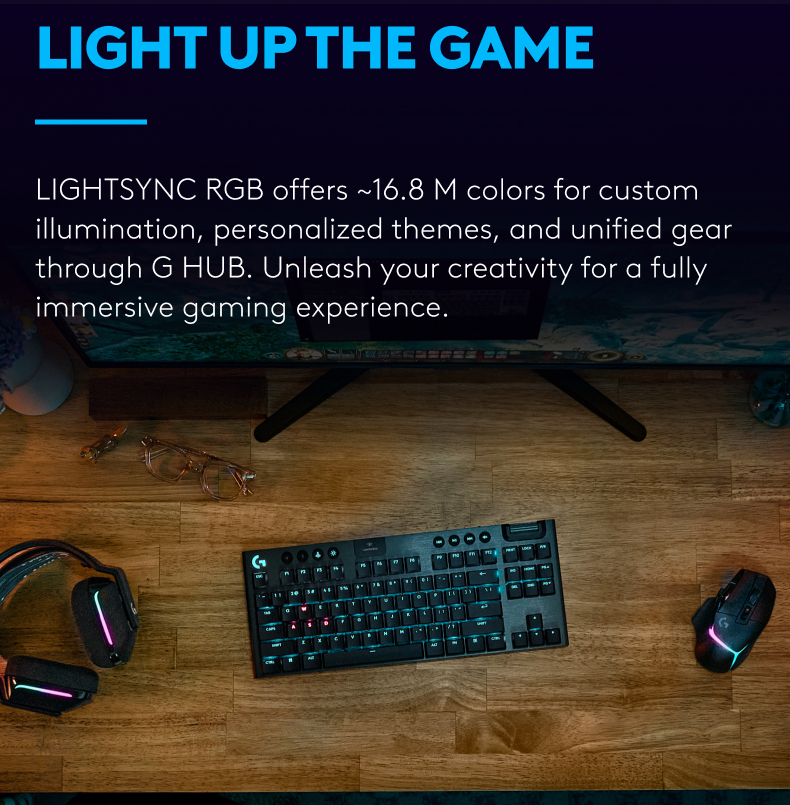 Jual Logitech G915 X Keyboard Gaming Wireless LIGHTSPEED TKL, Keycap ...