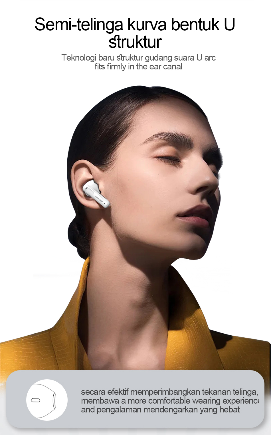 Jual Lenovo ERAZER XT98 Pro Earphone Nirkabel Bluetooth Konduksi Tulang ...