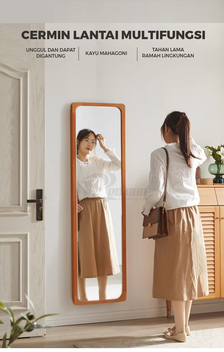 Jual standing mirror full body cermin full body Cermin Dinding Bingkai ...