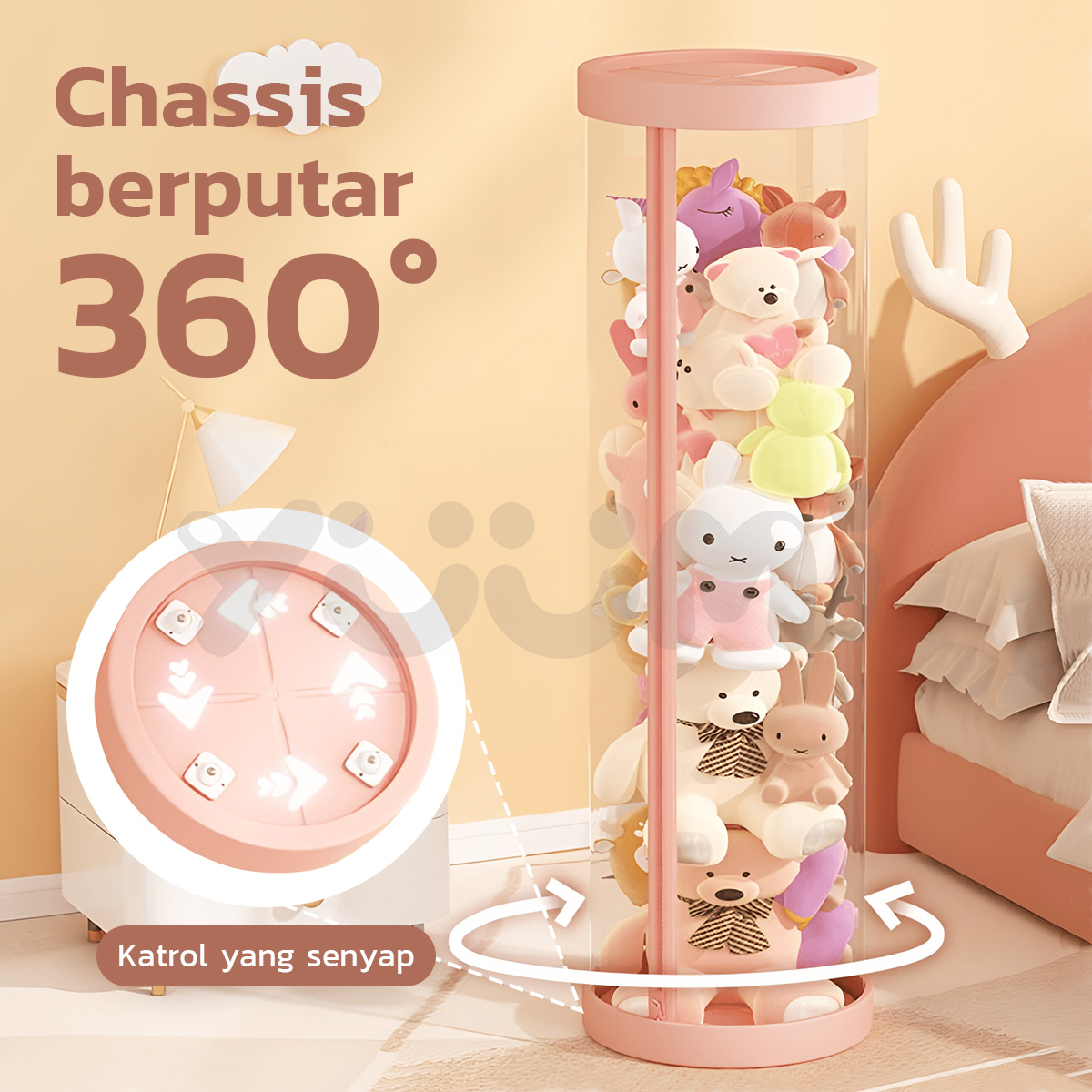 Jual Yuumi Boneka Tempat Penyimpanan - Kotak Mainan Bayi Lucu ...
