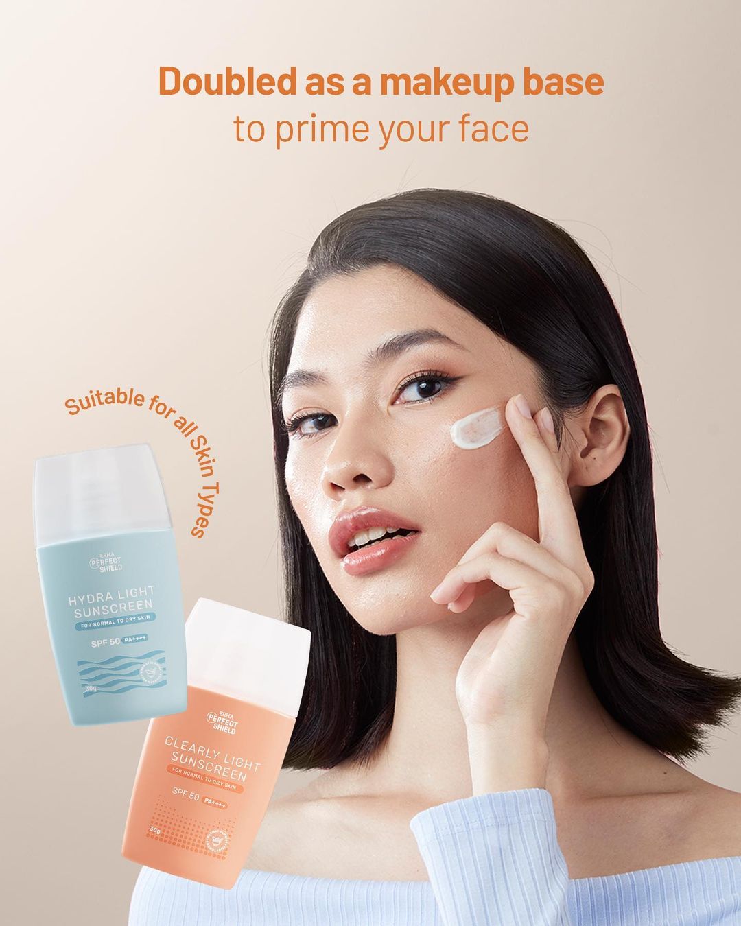 Jual ERHA Perfect Shield Clearly Light Sunscreen SPF50/PA++++ - Sunscreen Kulit Berminyak ...