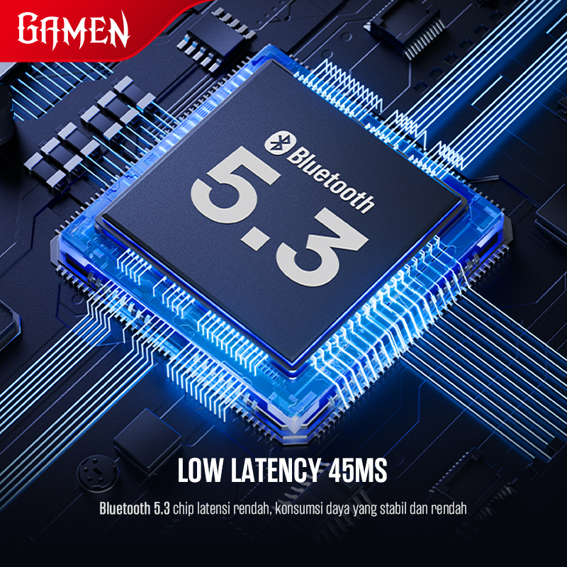 Jual GAMEN Headset Bluetooth 5.0 Gaming Wireless Dual Mode BT Type C ...