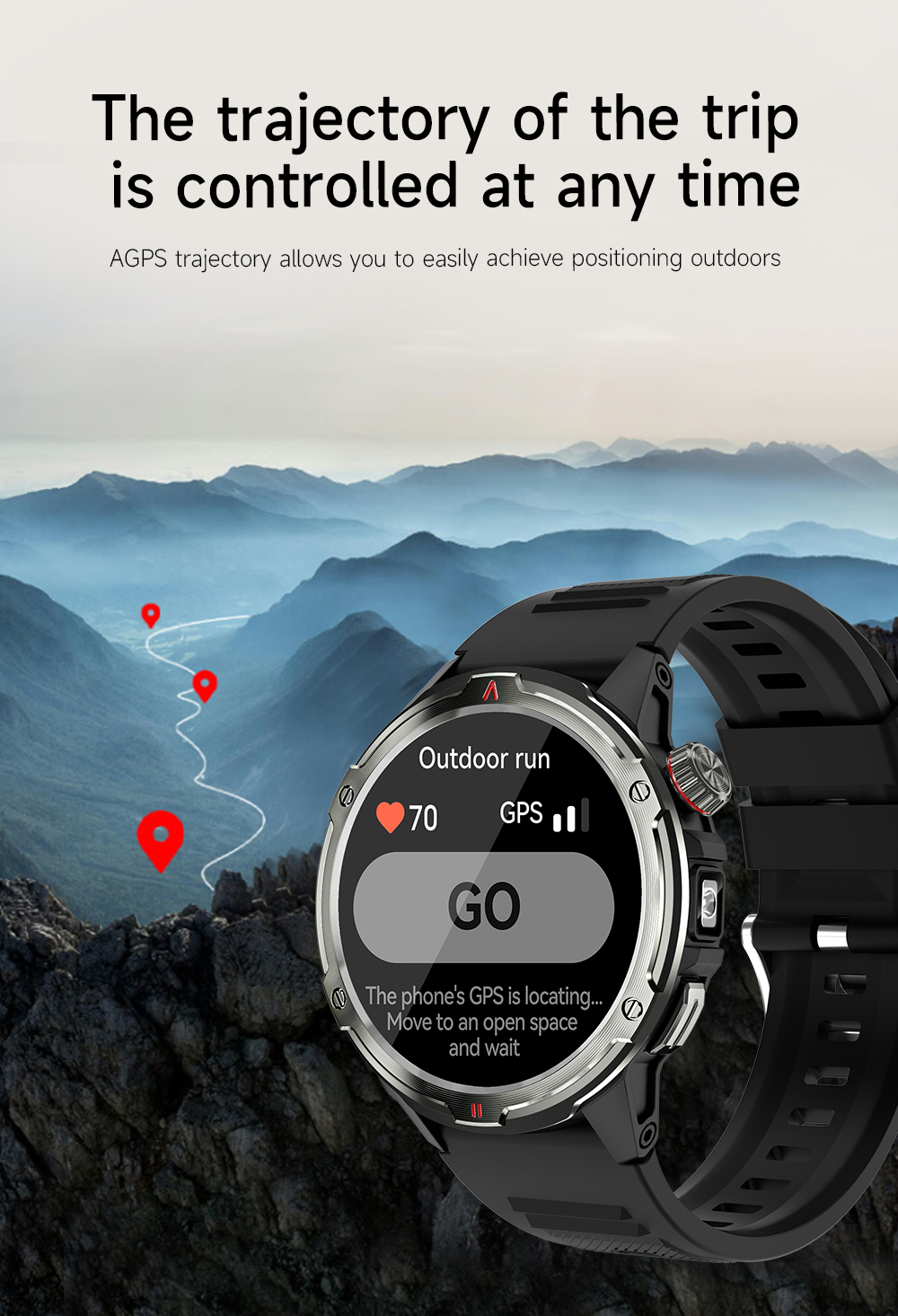 Jual Aolon Tetra R4 Smartwatch Amoled AOD Cover Lock Compass Bluetooth ...