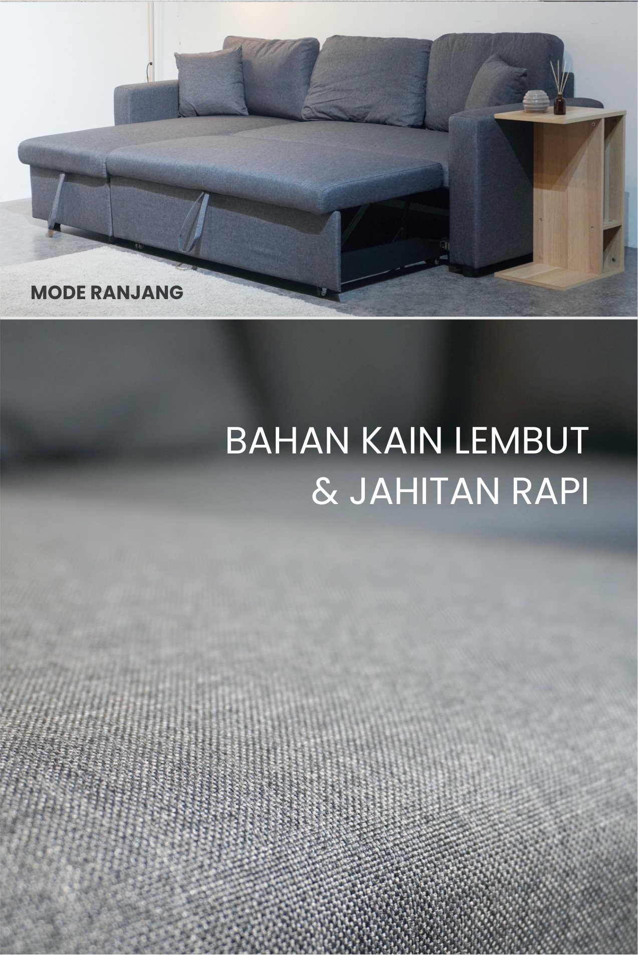 Jual Pira Bavarian - Camila SFC Sofa Multifungsi / Sofa Bed | Shopee ...