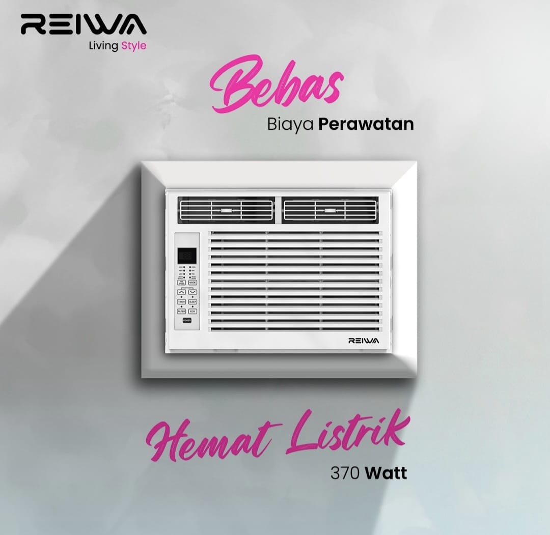Jual REIWA AC Window 1/2 PK 370 watt CW-0501RA | Shopee Indonesia