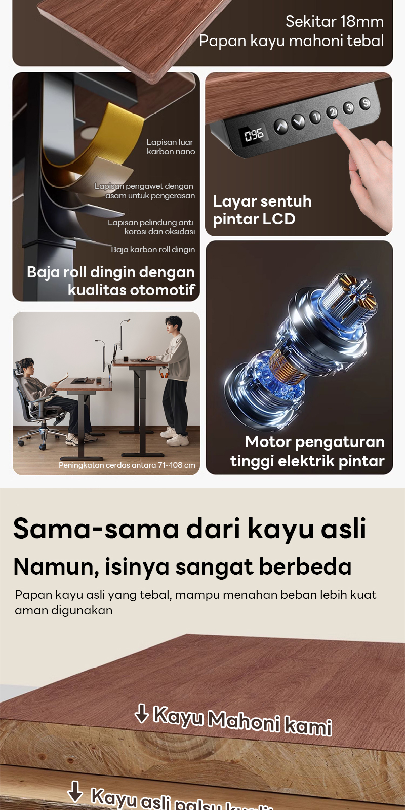 Jual Xpanse Meja Kerja Elektrik Meja Belajar Meja Komputer Meja Kantor ...