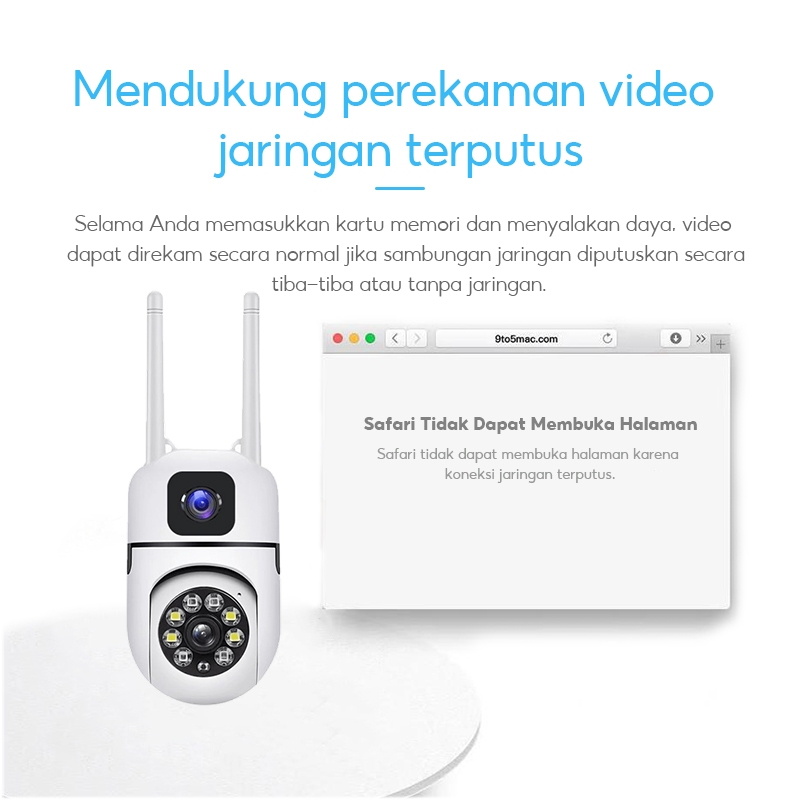 Jual V380 Pro CCTV Dual Lens Outdoor Wifi CCTV Kamera Human Tracking IP66 Weather-Proof CCTV ...