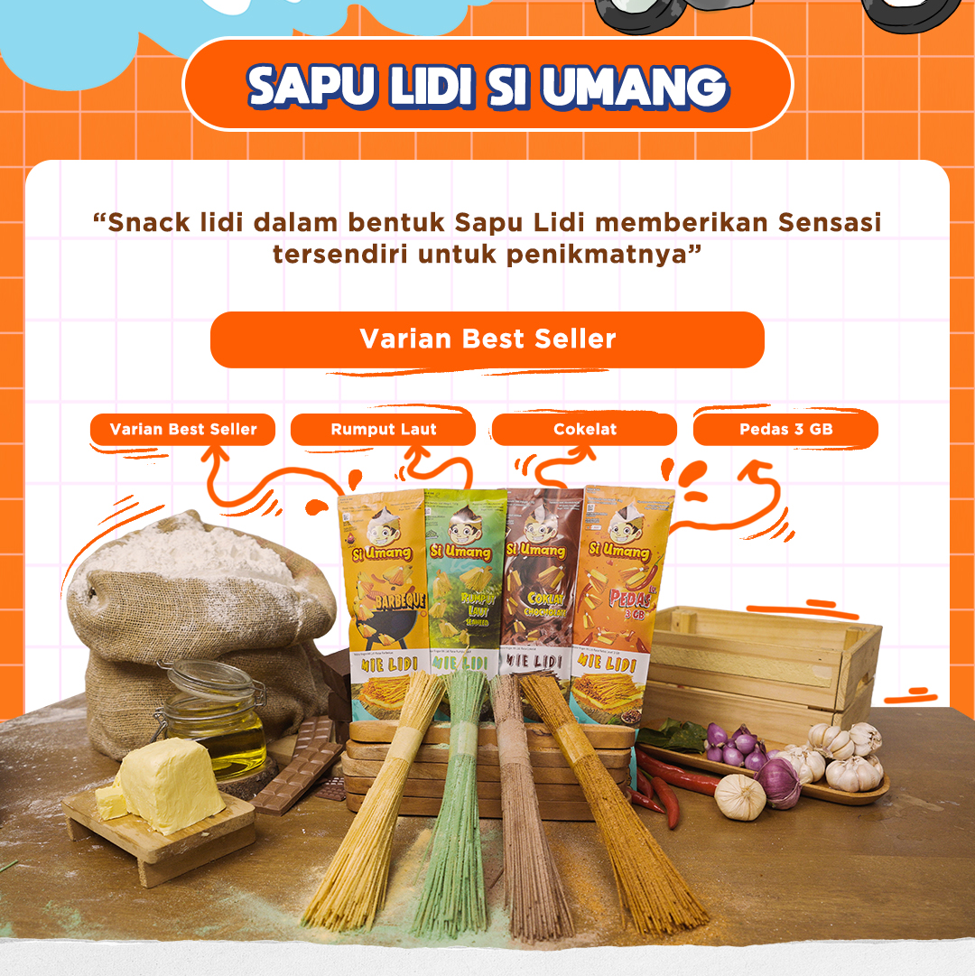 Jual Si Umang Cemilan Sapu Lidi 130g | Shopee Indonesia
