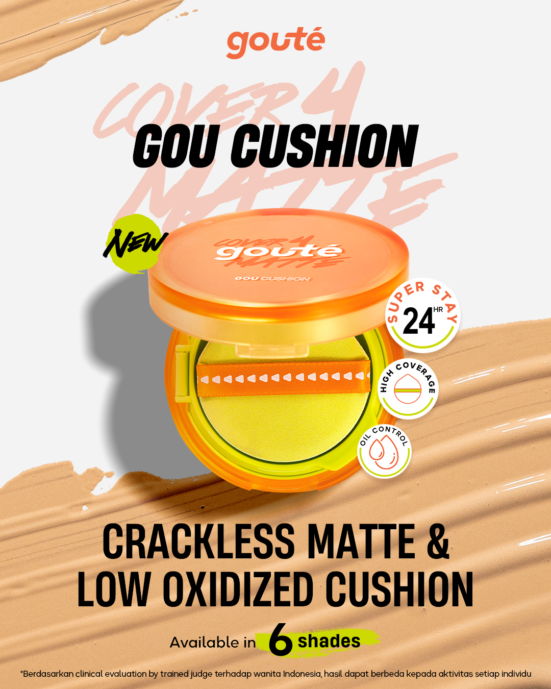Jual Goute Cushion Cover 4 Matte - Anti Crack Super Stay 24H | Minim ...