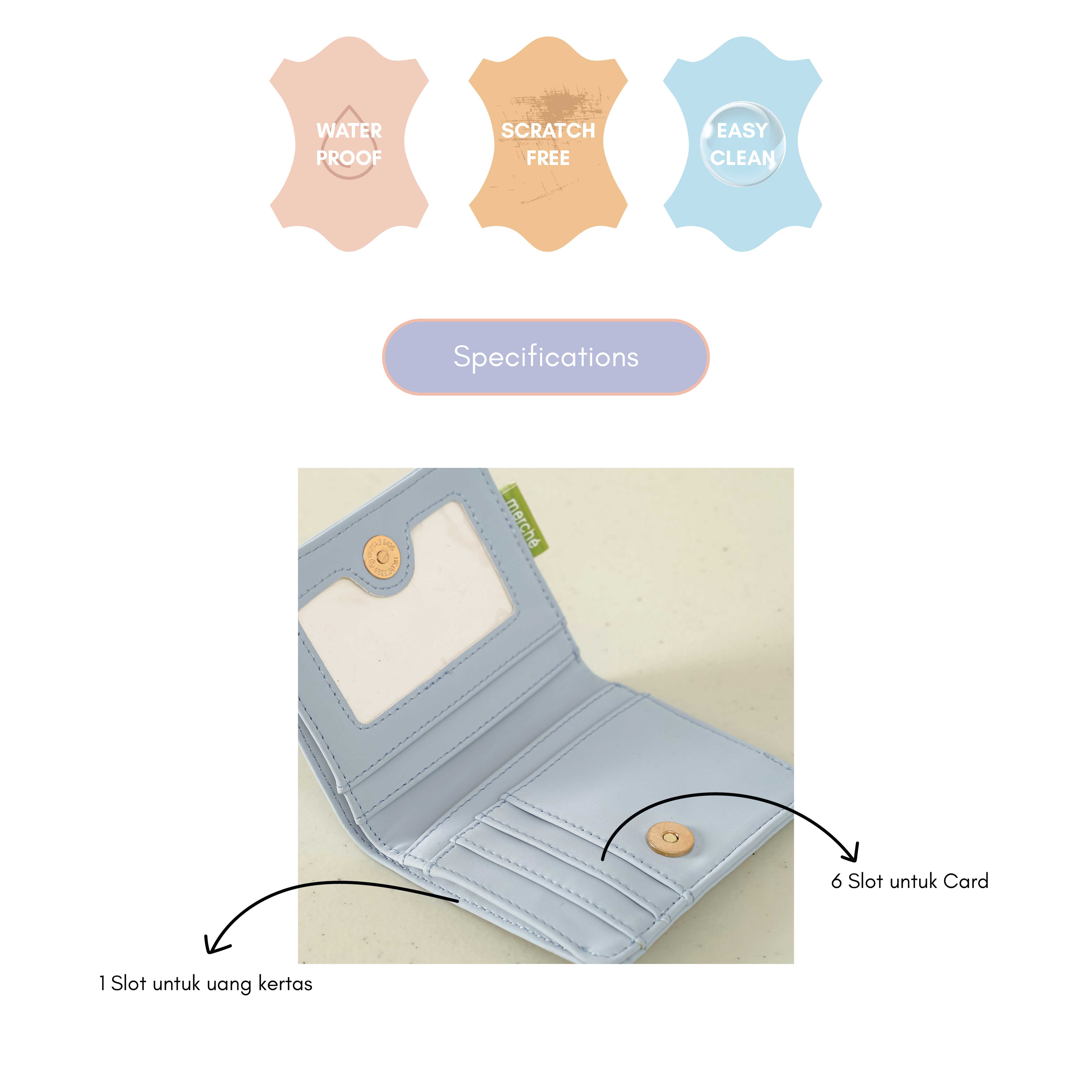 Jual Merche Dompet Wanita Sienna Wallet | Shopee Indonesia