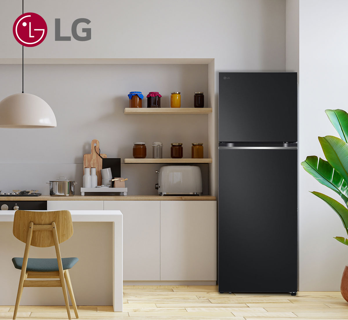 Jual LG Kulkas 2 Pintu 360L / 327L - Door Cooling - Auto Ice Maker - Smart Inverter Compressor ...