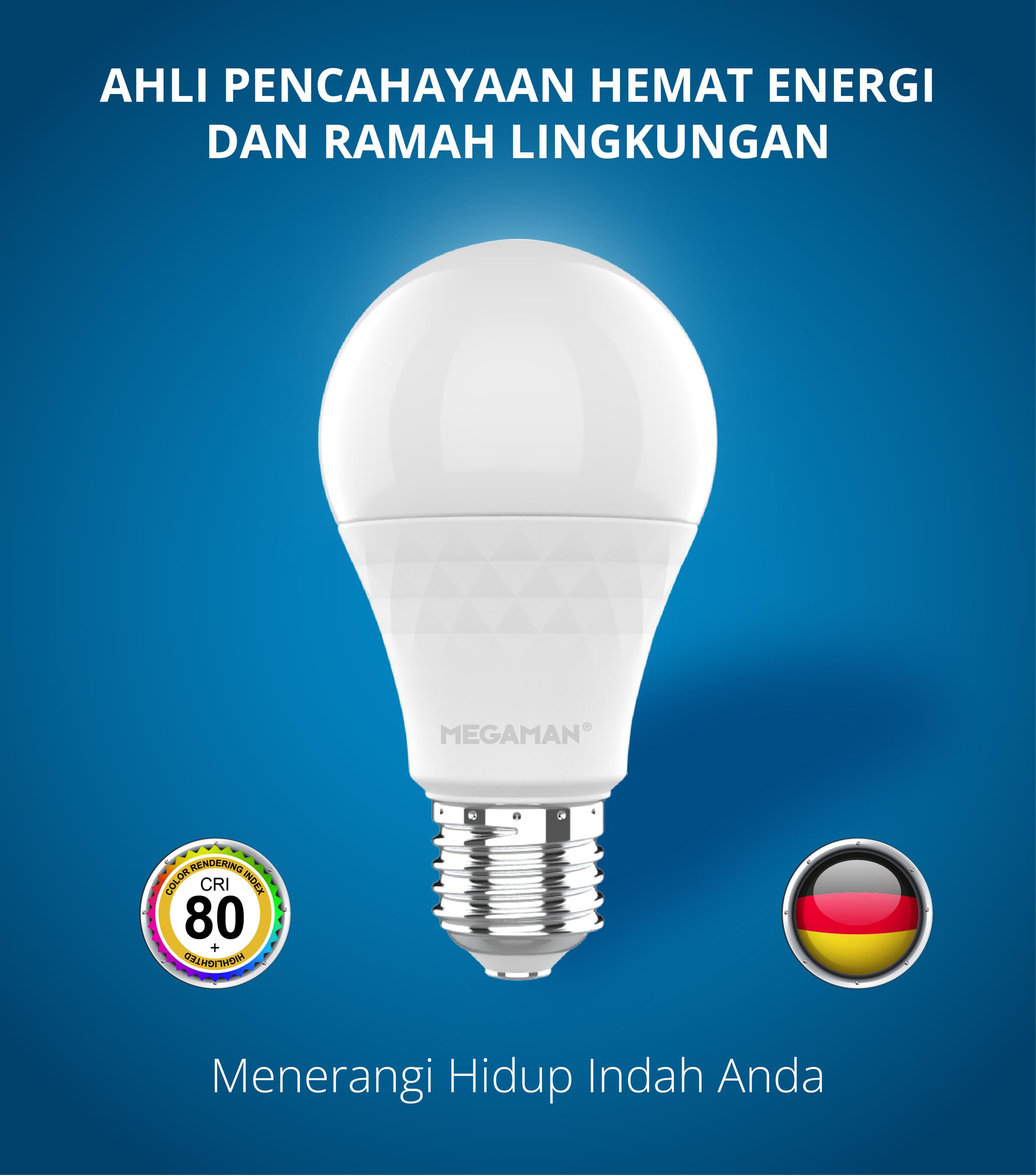 Jual Lampu Sensor Cahaya Bohlam LED MEGAMAN LS 9-18W 170-240V 3000K/6500K | Shopee Indonesia