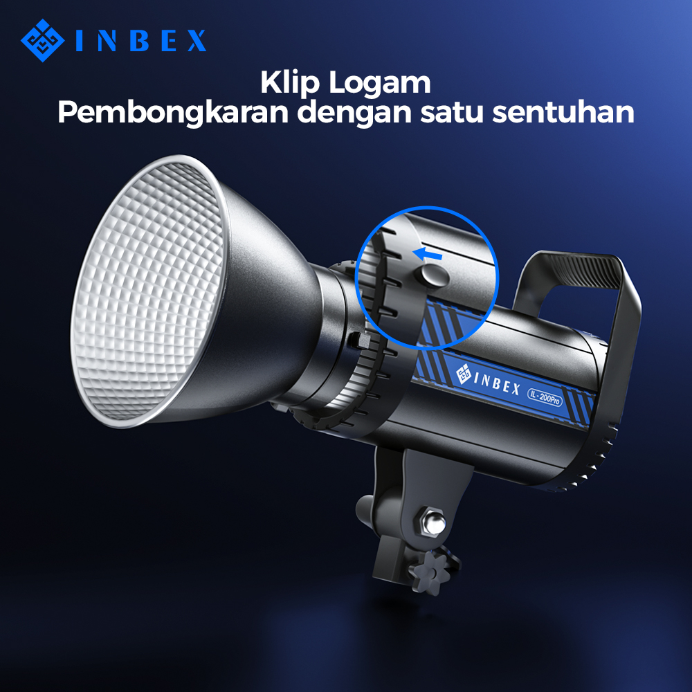 Jual PRO INBEX IL-200PRO COB Live Fill Light Lampu Studio COB 200W ...