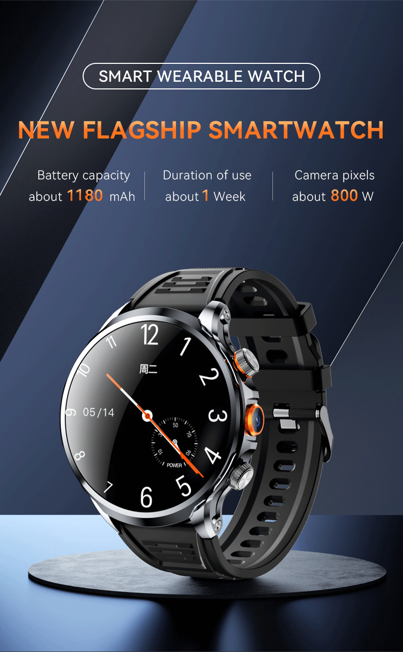 Jual Aolon 4G Ultra Mate Smartwatch 52mm Sim Card Wifi GPS 1.95'' IPS ...