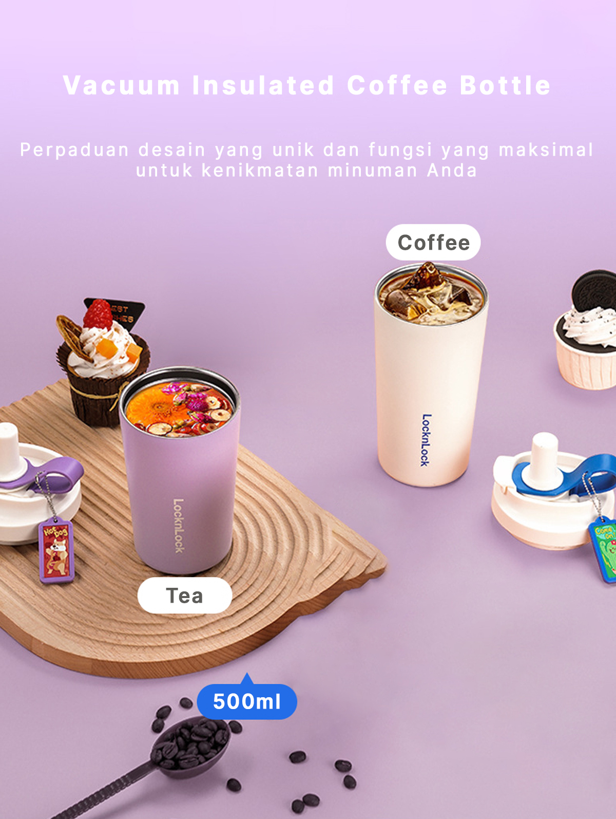 Jual Locknlock Vacuum Insulated Coffee Tumbler With Straw 500ml ...