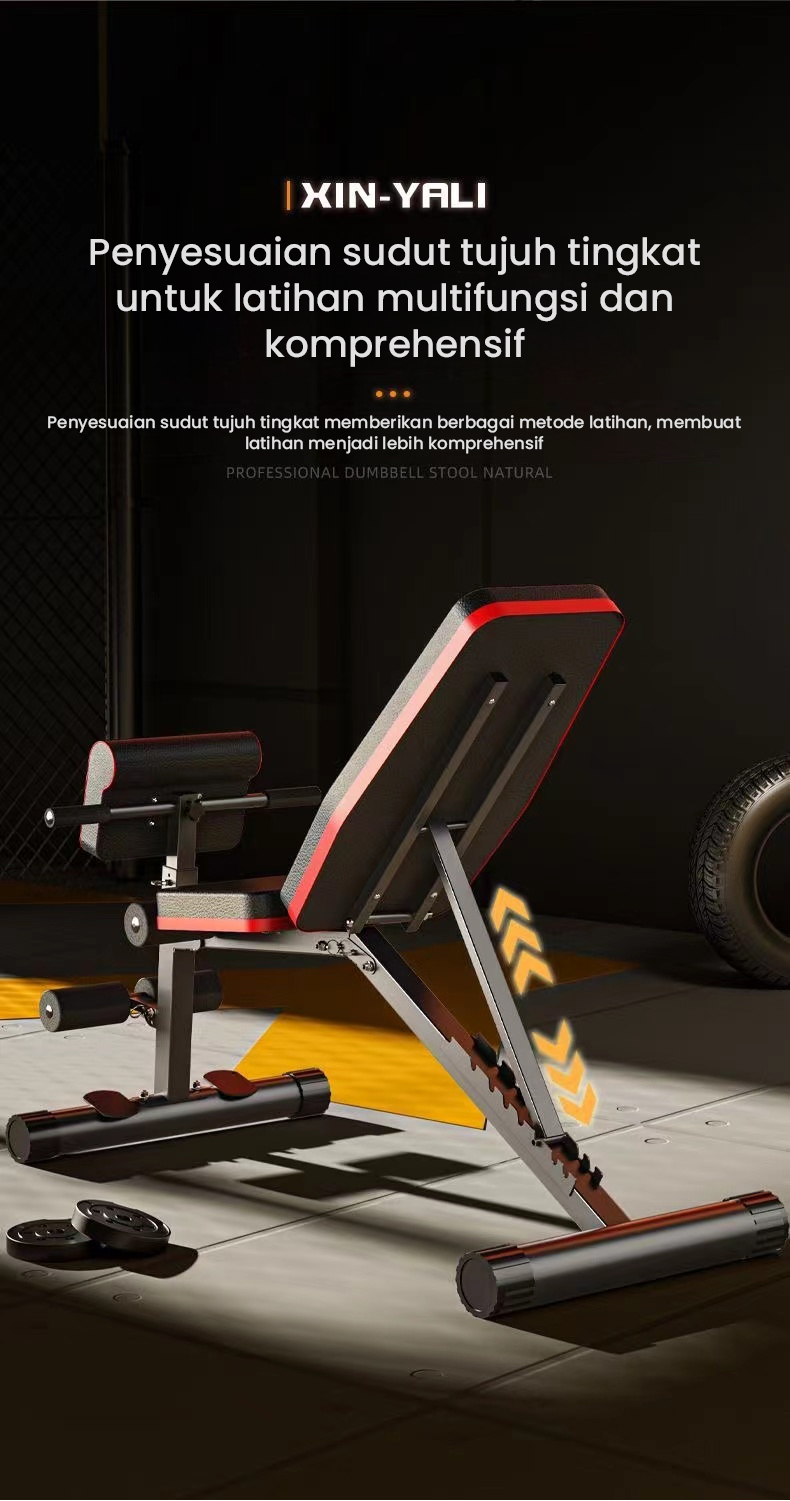 Jual Sport Sit Up Bench Press Alat Olahraga Gym Dumbell Sit Up Board ...