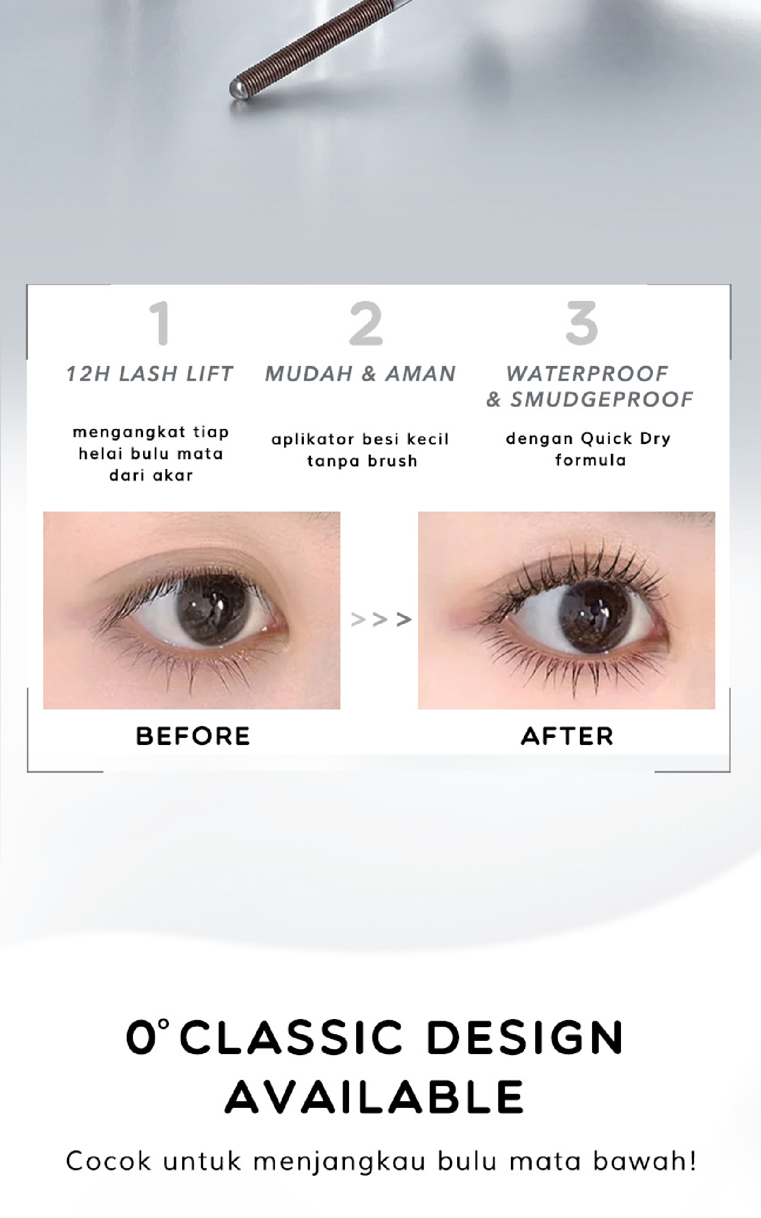 Jual (BEST SELLER) Judydoll Fine Curling Mascara (Maskara Besi ...