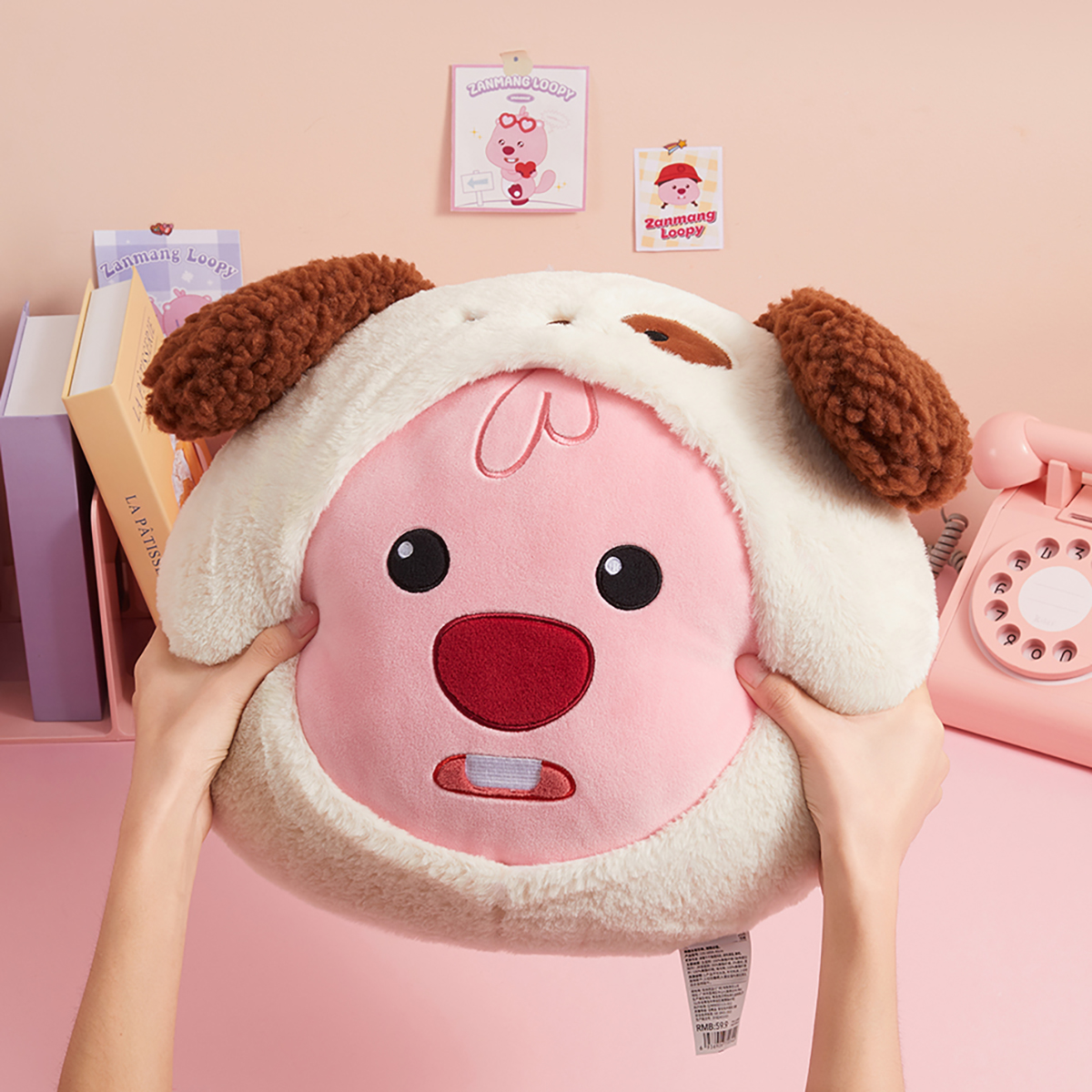 Jual MINISO x ZANMANG LOOPY Bantal Kepala Kartun Bantal Lucu 40cm Panda ...