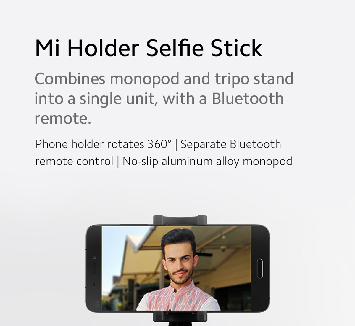 Jual Xiaomi Selfie Stick Tripod | Integrated monopad and tripod | Phone ...