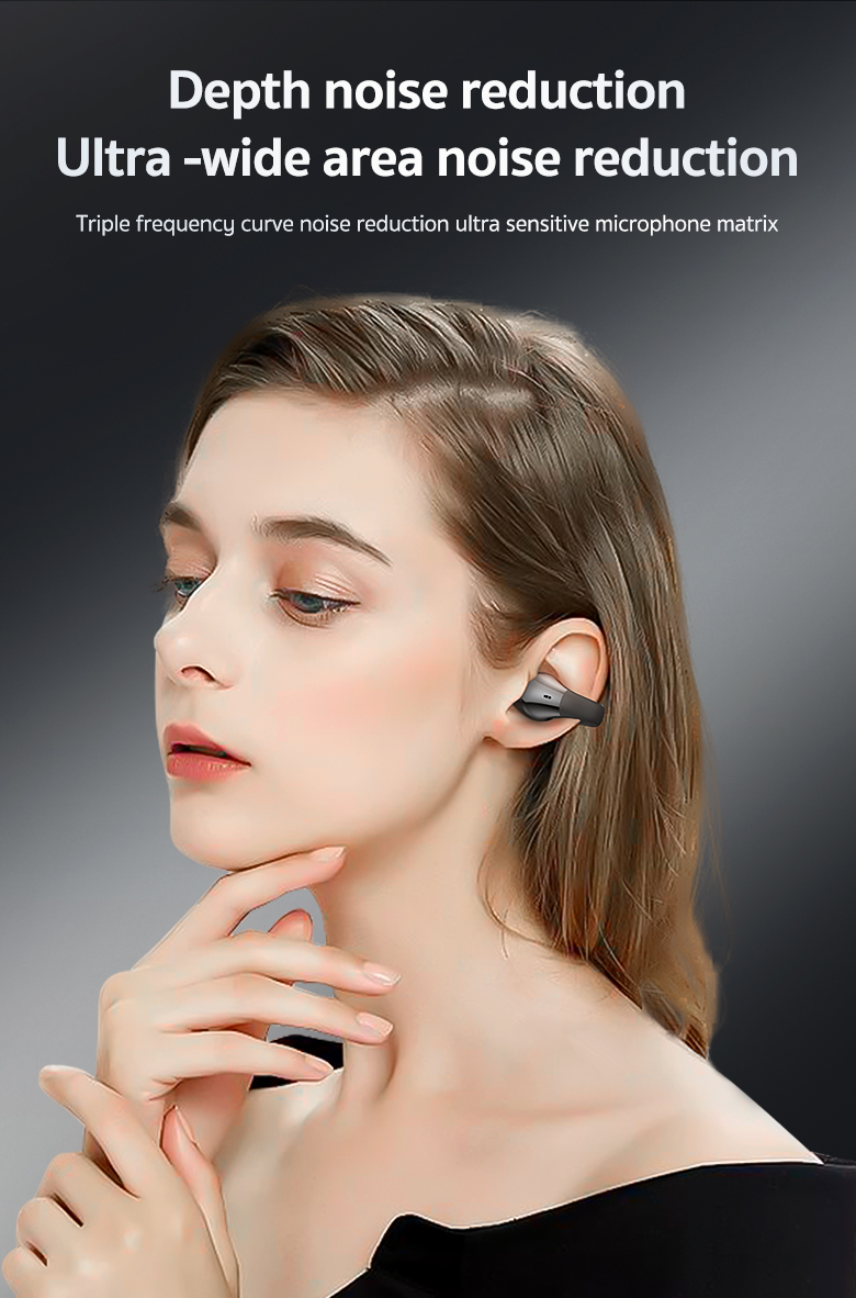 Jual ZNP X GIONEE JL035 TWS Ear Clip Wireless Earphone Noise Cancelling ...