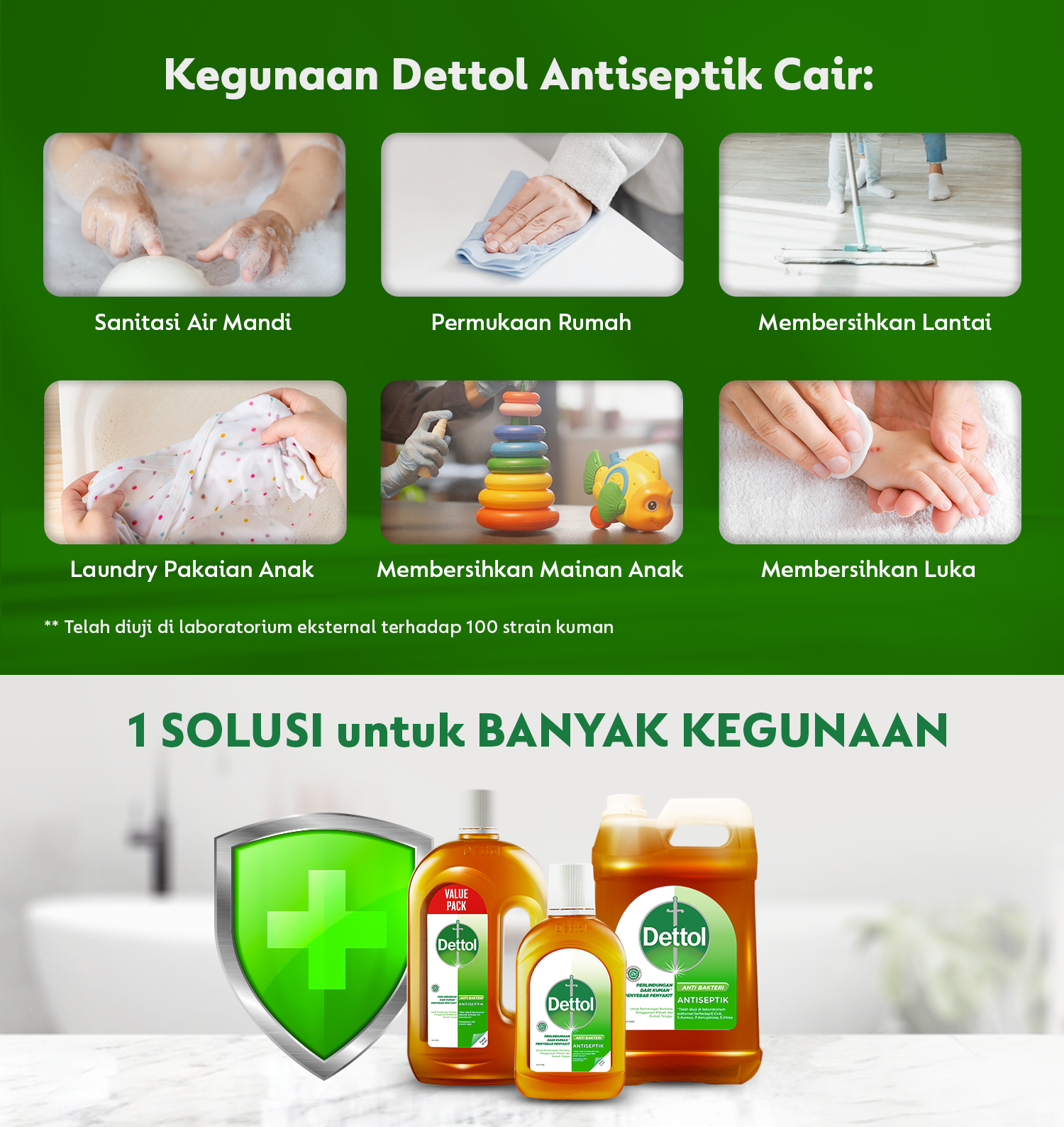 Jual Dettol Cairan Antiseptik Disinfektan 245ml Bottle - Antiseptic ...