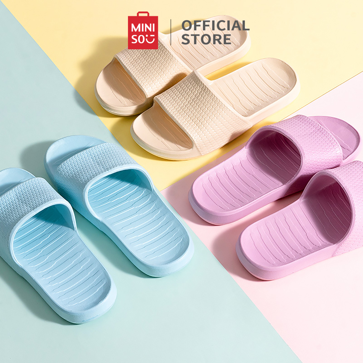 Jual MINISO Sandal Sendal Bathroom Slippers Sandal Wanita Terbaru ...