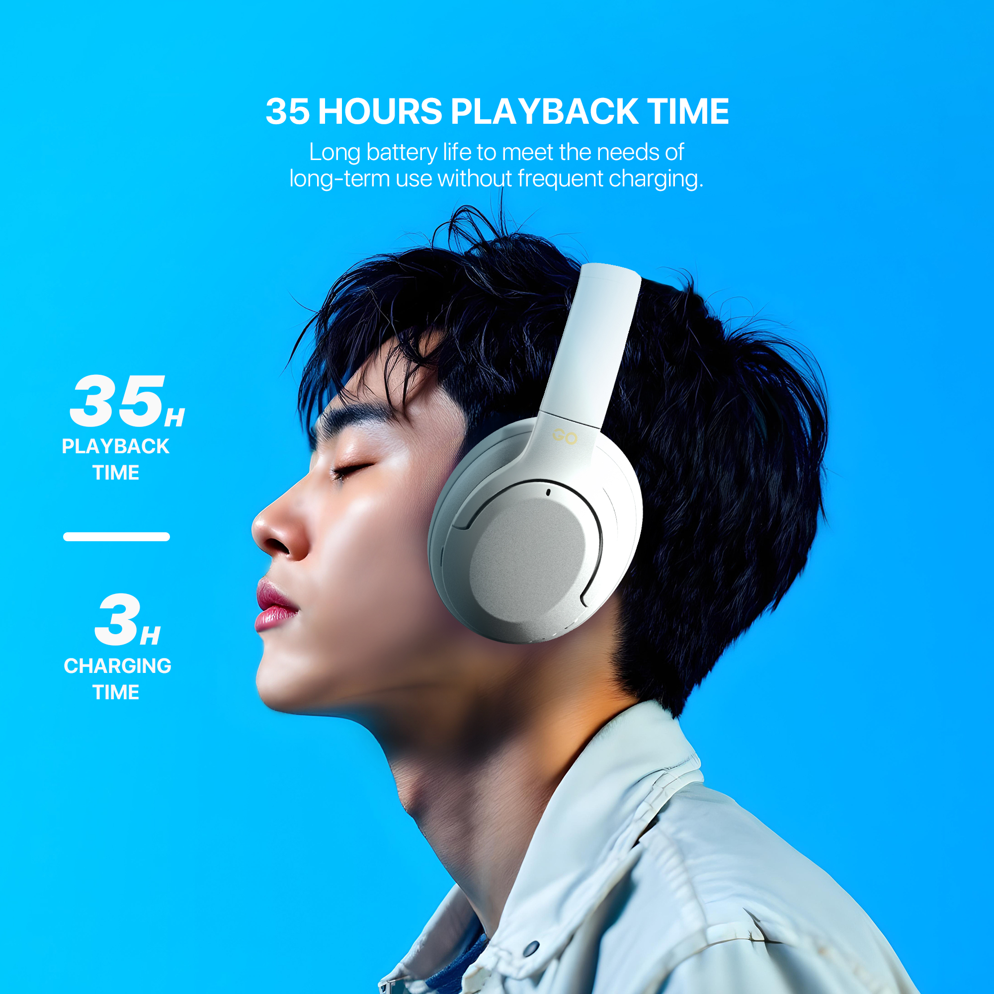 Jual Fantech GO Headphone ANC Wireless Bluetooth 5.3 with Noise ...