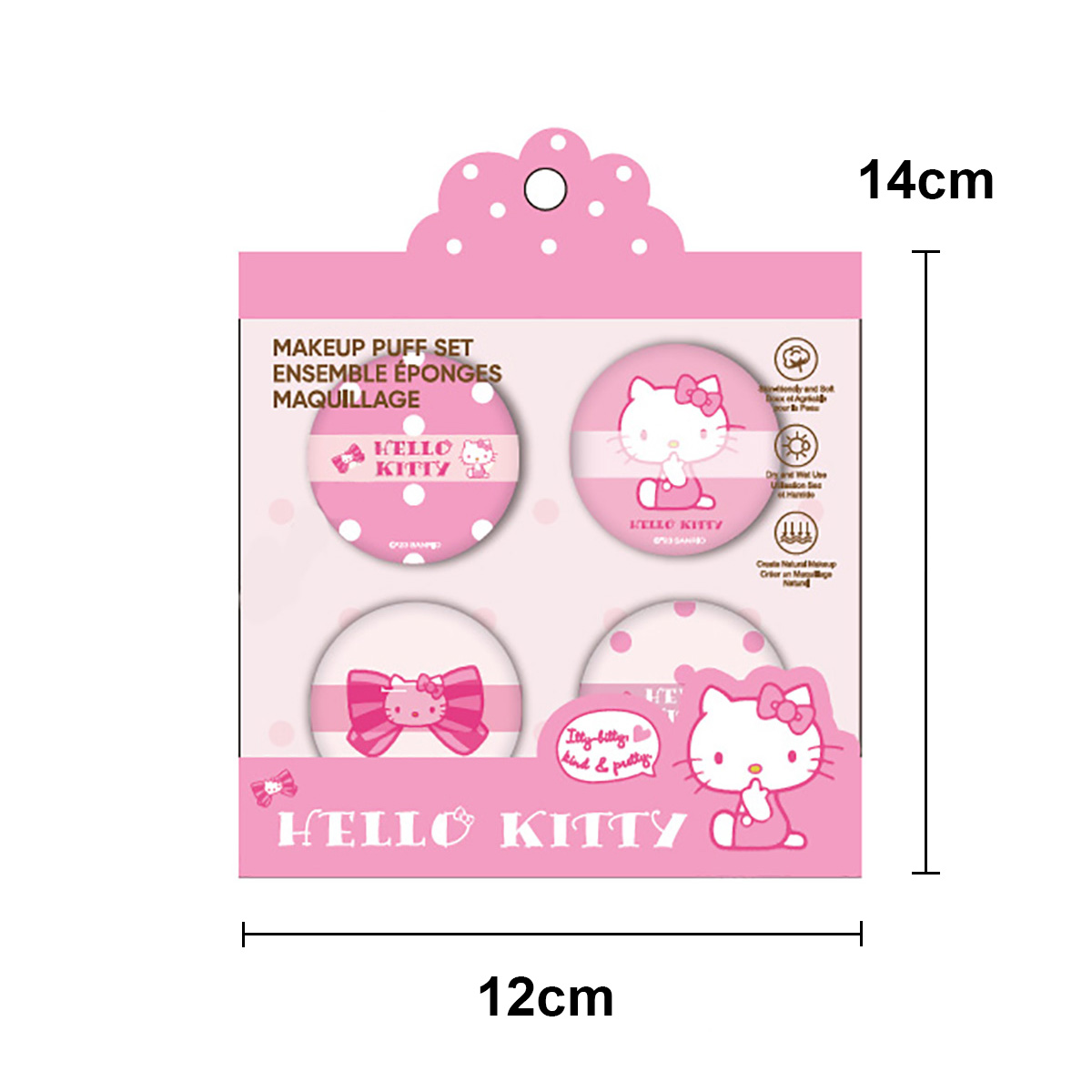 Jual Miniso x Hello Kitty Beauty Diary Series Powder Puff Bedak Tabur ...