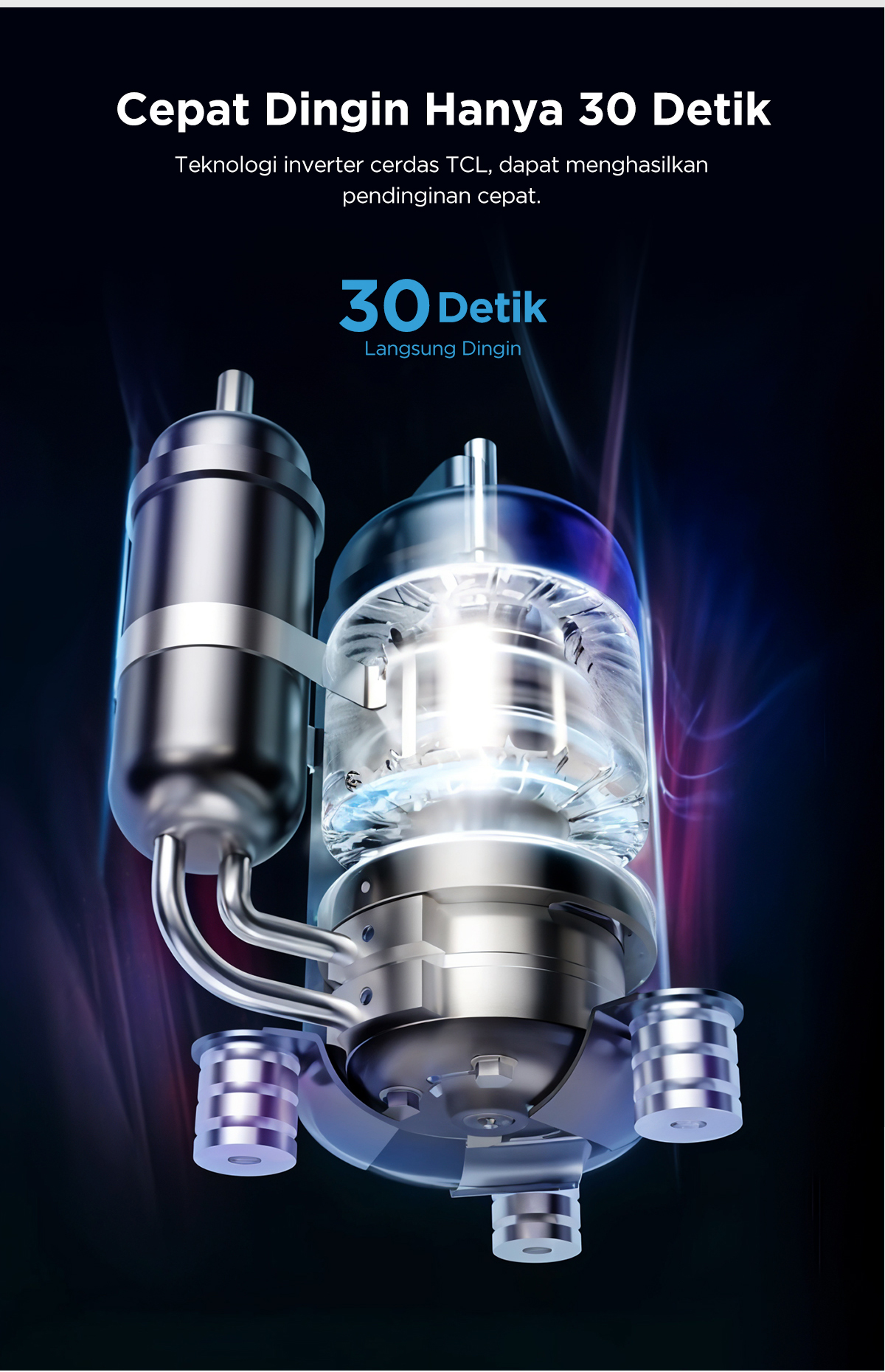 Jual TCL AC Floor Standing 3 PK Cepat Dingin - 3D Air Flow - Suara ...