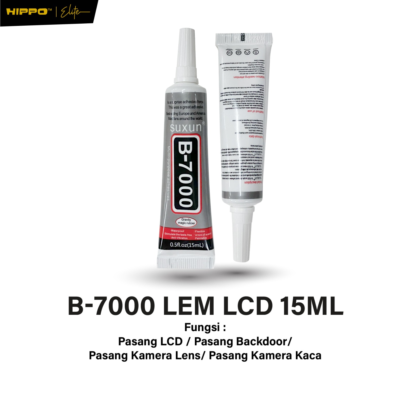 Jual Hippo Lem LCD B7000 - LEM Touchscreen B-7000 15ML Cair bening | Shopee Indonesia