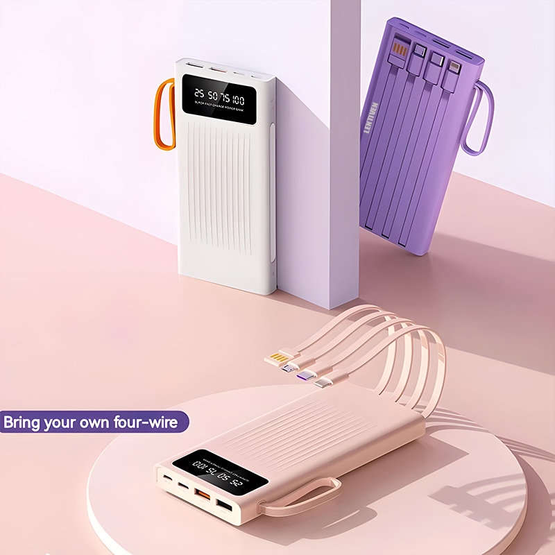 Jual LIANGWE LENTIVEN Powerbank 30000 mAh With 4 usb Fast Charging LED ...