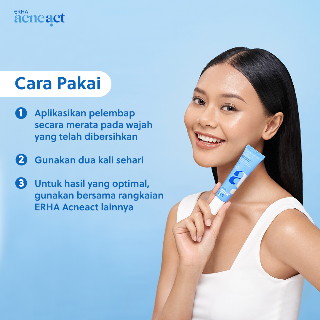 Jual ERHA Acneact Pore Minimizer & Oil Control Gel Cream 30g - Pelembap ...