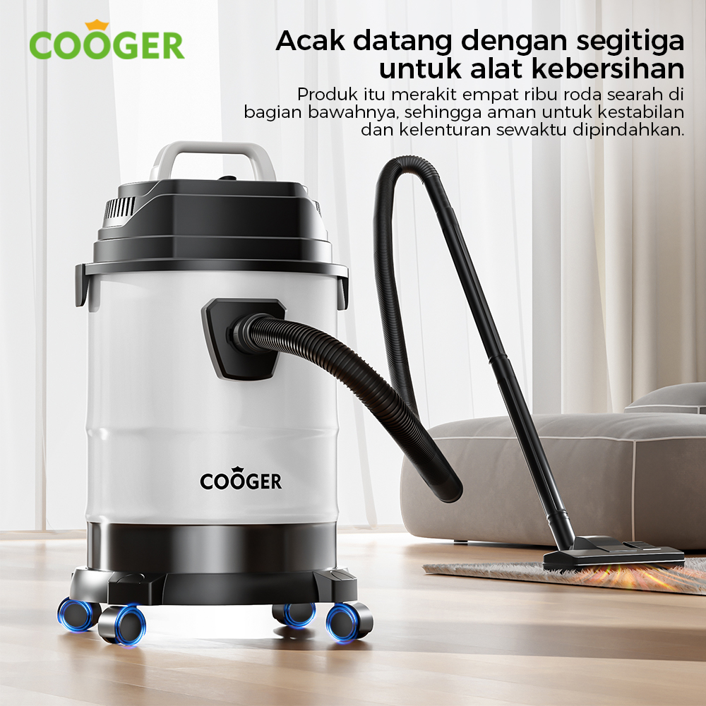 Jual COOGER Vacuum Wet And Dry Pro Penyedot Debu 18L Metal 14IN1 Wet ...