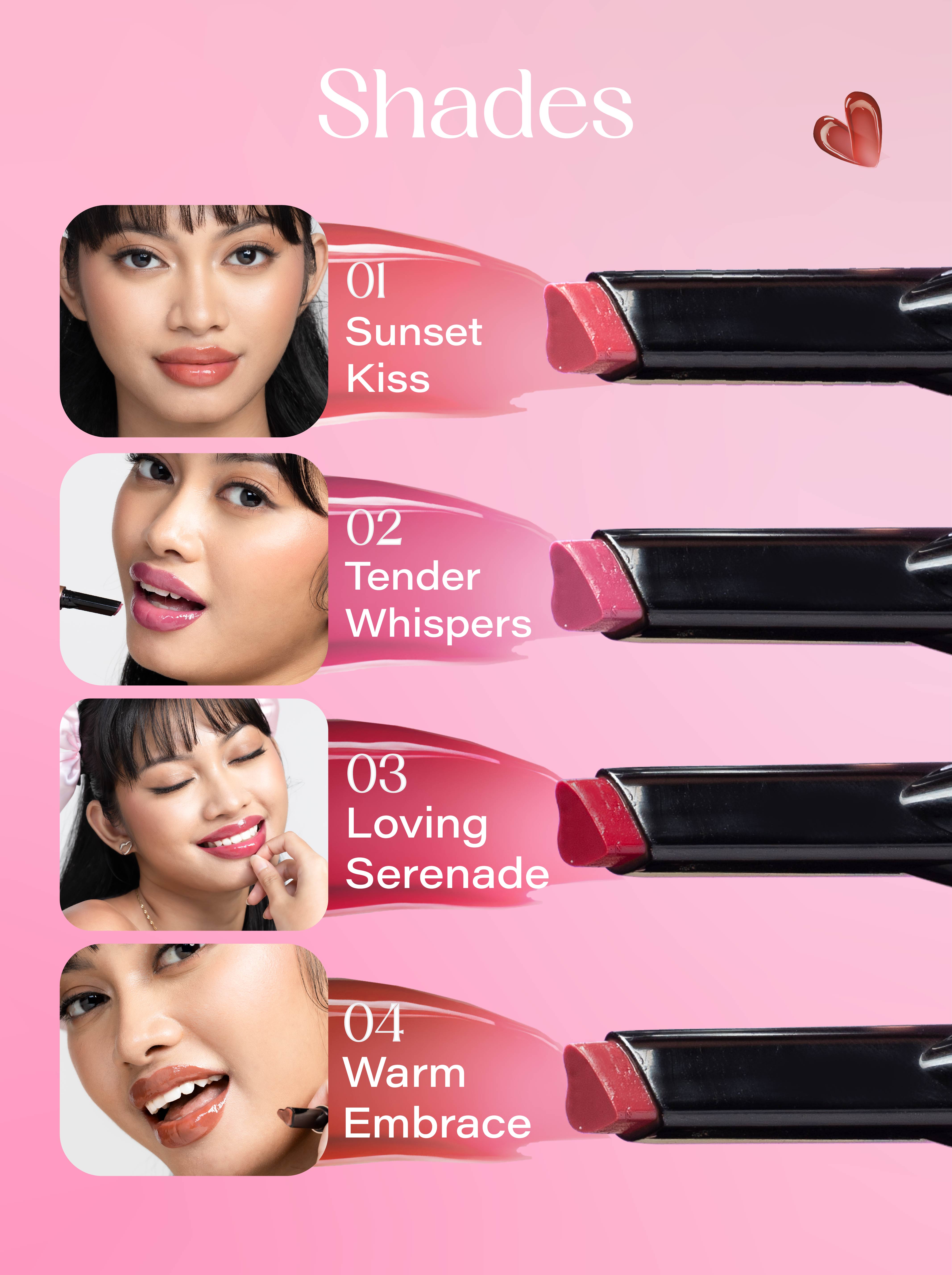 Jual JIERA Melting Click Balm - Melts My Heart Tinted Lip Balm with ...